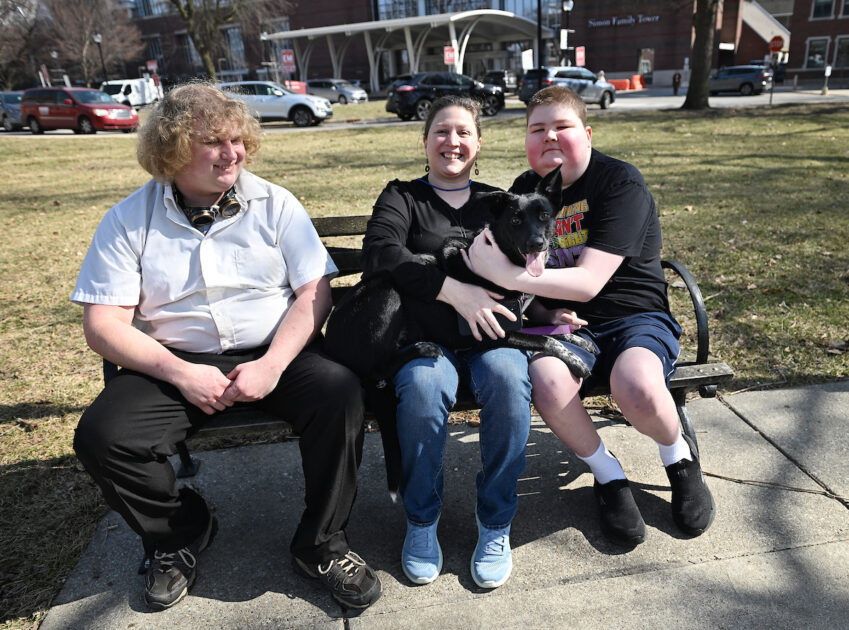 Teen reunites with his dog after heart… | Riley Children's Health