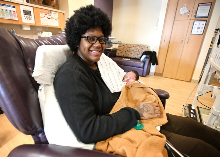 Surgery in the womb helps save baby | Riley Children's Health