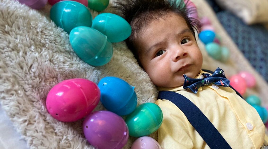 She has a heart baby at home and the Riley… | Riley Children's Health