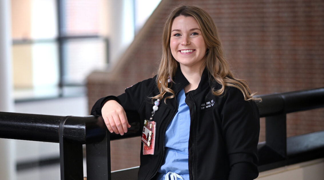 Labor and delivery nurse is honored with a… | Riley Children's Health