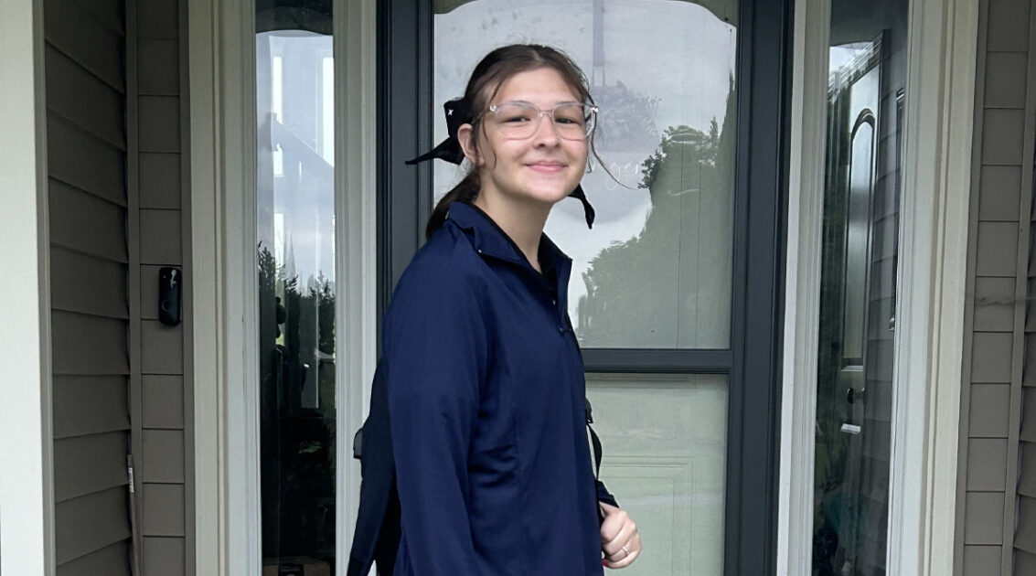 High school swimmer eager to compete after… | Riley Children's Health