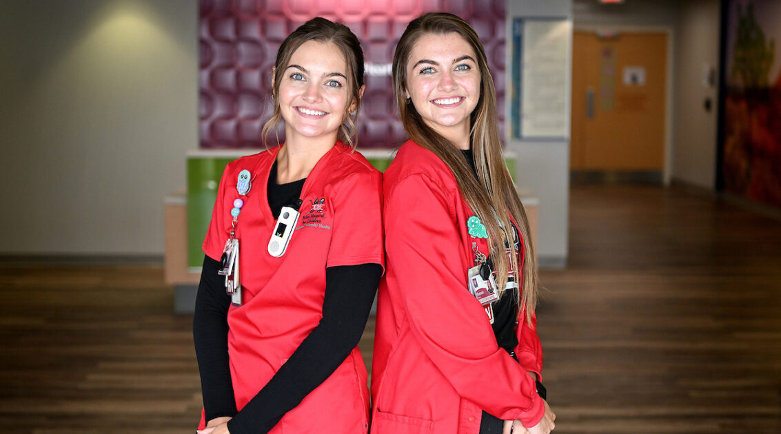 Twin nurses have a huge heart for Riley kids | Riley Children's Health