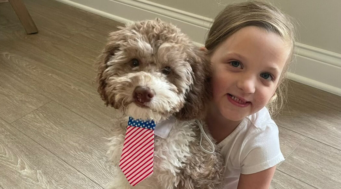 Puppy love: “He has a cleft just like me!” | Riley Children's Health