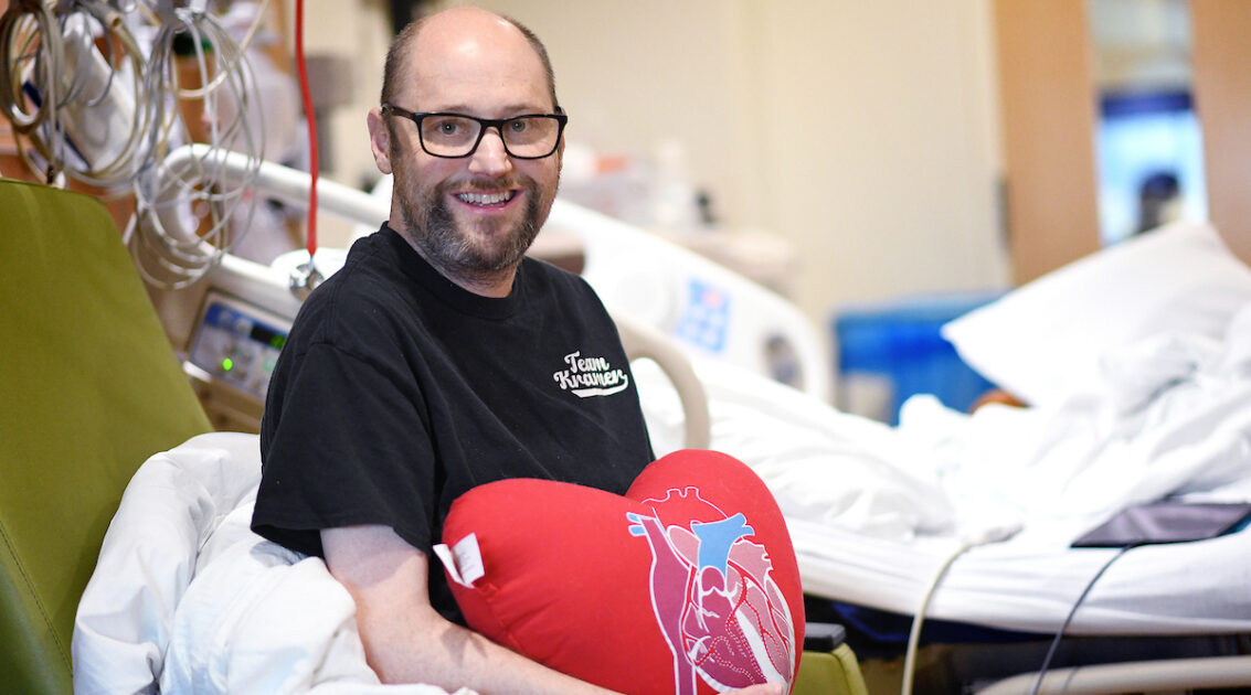 Bloomington father of 8 gets his new heart | Riley Children's Health