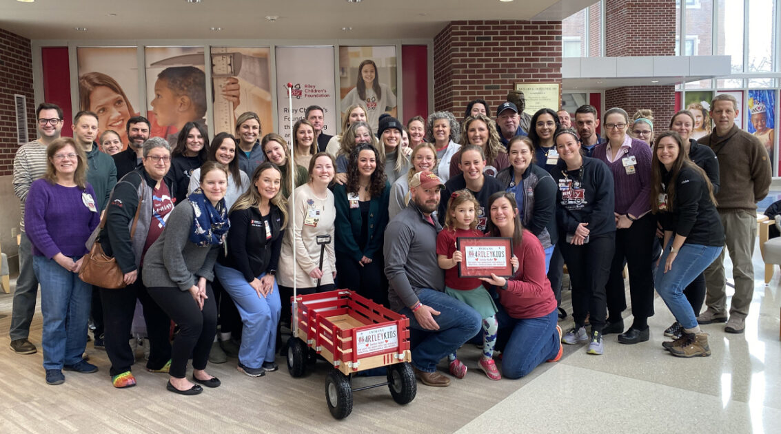 Junior’s wagon released into fleet at Riley | Riley Children's Health