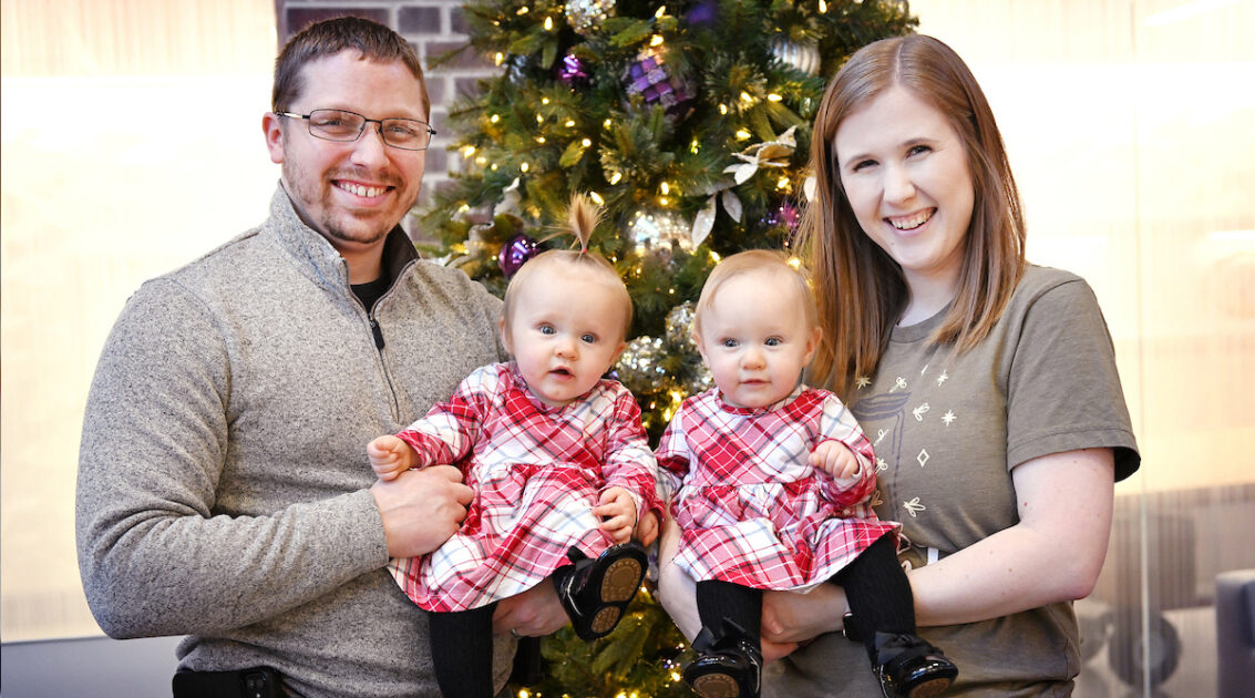 TTTS twins are thriving after surgery in… | Riley Children's Health