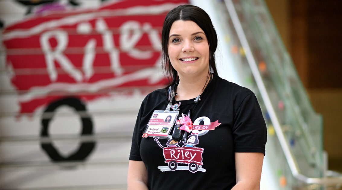 Teacher of the Year passes with flying… | Riley Children's Health