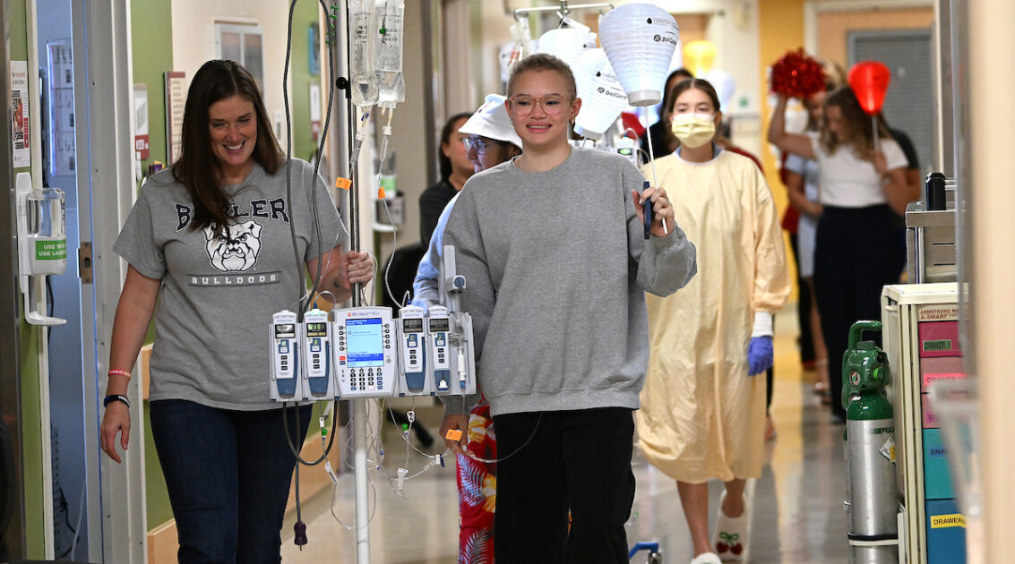 Blood cancer patients feel the love during… | Riley Children's Health