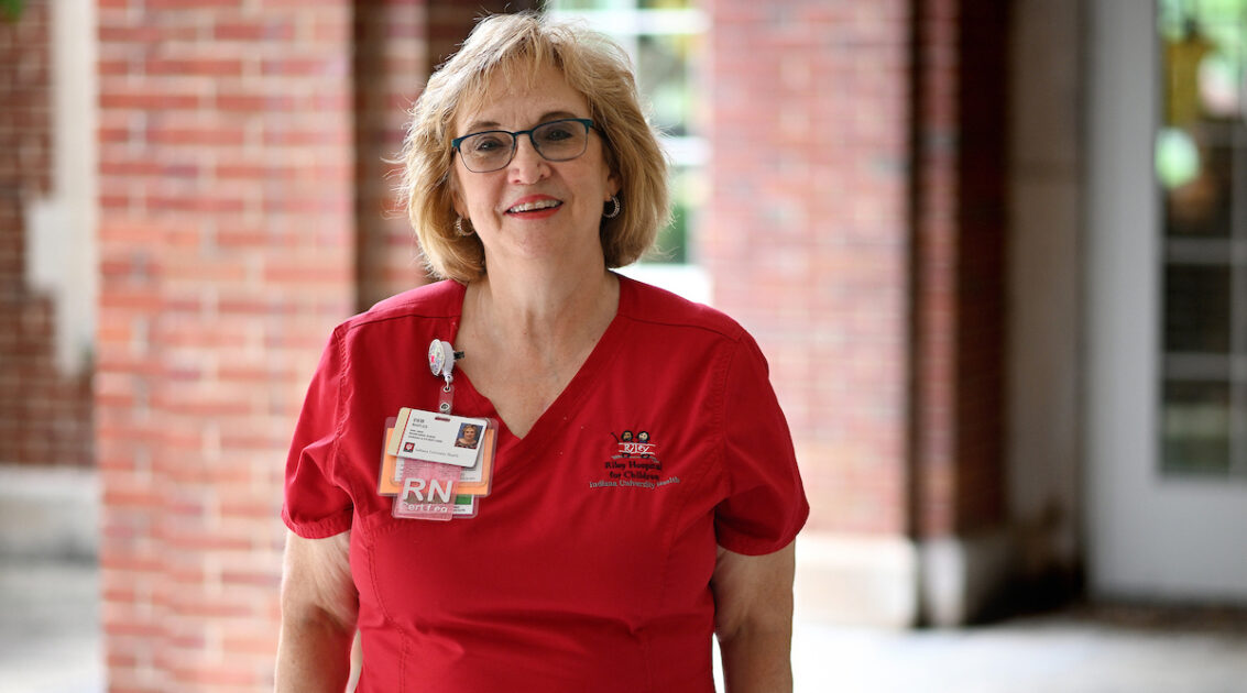 Center of Hope nurse receives DAISY in… | Riley Children's Health