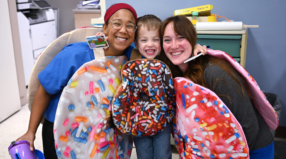 Donut therapy – it’s not what you might… | Riley Children's Health