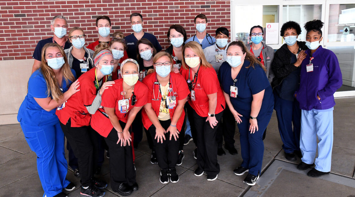 Hospital teams lift each other up amid… | Riley Children's Health