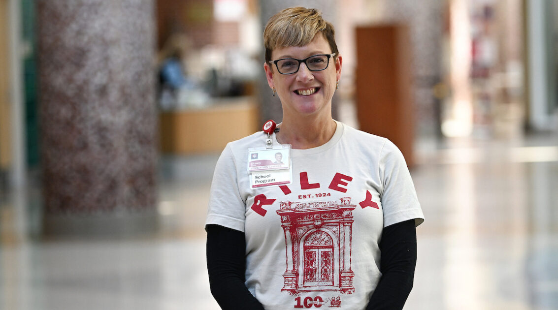 Teacher of the Year is at the head of the… | Riley Children's Health