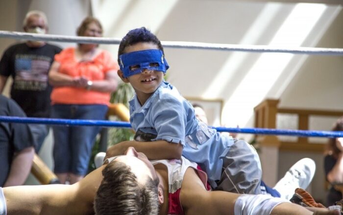 Riley Kids Become Pro Wrestlers for a Day | Riley Children's Health