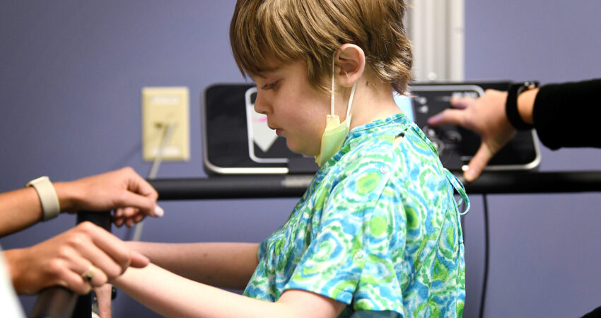 Mom is never far from her son’s side as he… | Riley Children's Health